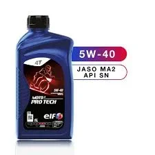 Óleo Elf Moto 4 Pro Tech 5W40 1L Sintético - Spinelli Motos Boutique